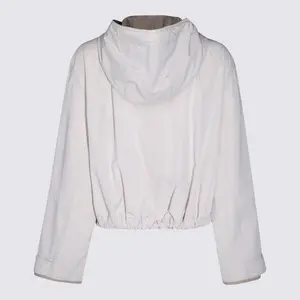 Brunello Cucinelli Zip-up Drawstring Hooded Jacket