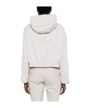 Brunello Cucinelli Zip-up Drawstring Hooded Jacket