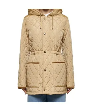 Burberry Quilted Hooded Coat