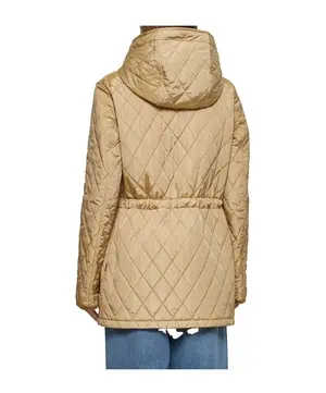 Burberry Quilted Hooded Coat