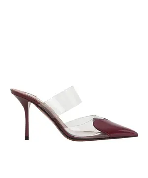 Alaïa Heart Cut Out Pumps - Red