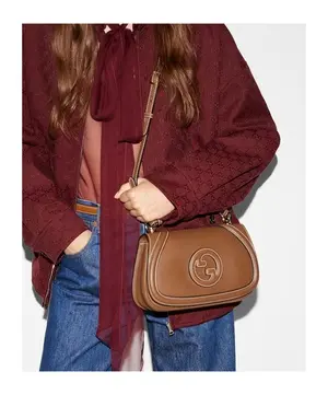 Gucci Blondie Small Top Handle Bag - Brown