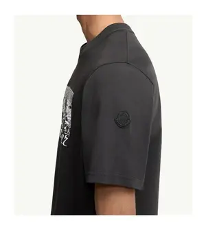 Moncler Logo Printed Crewneck T-shirt
