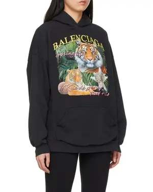Balenciaga Tiger Graphic Hoodie