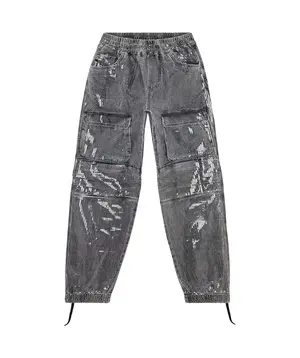 DIESEL® D-mirt Straight-leg Cargo Jeans With Oversized Tooling Pockets