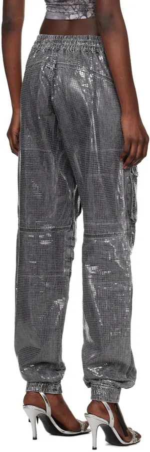 DIESEL® D-mirt Straight-leg Cargo Jeans With Oversized Tooling Pockets