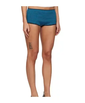 Paloma Wool Striped Ribbed Mini Shorts - No