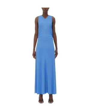 Bottega Veneta Viscose Jersey Long Dress With Knot Ring