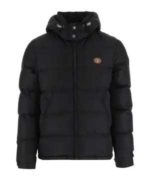 Valentino Garavani Quilted Hooded Jacket - Black