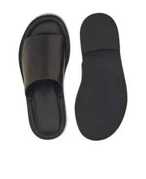 FERRAGAMO Open-toe Slides - Black