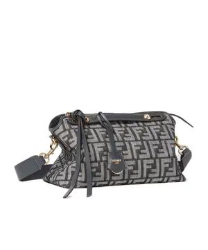 Fendi Medium The Way Soft Ff Jacquard Tote Bag