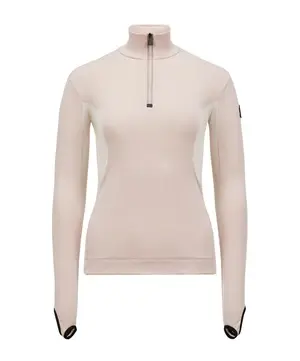 Moncler Zip Up Performance Tops For Women