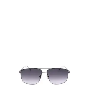 Zegna Square Frame Sunglasses - Gray