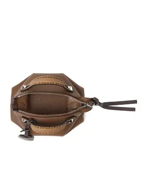 Fendi Selleria Mini Handbag - Brown