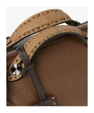 Fendi Selleria Mini Handbag - Brown