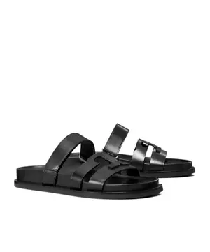 Tory Burch Ines Sport Slide Sandals - Black