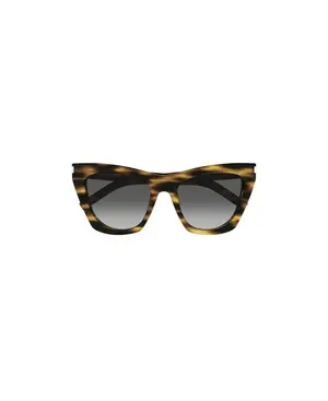 Saint Laurent Saint Laurent Kate Cat-Eye Sunglasses Black
