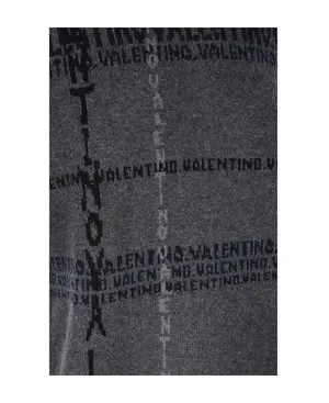 Valentino Garavani Intarsia-knit Logo Cashmere Jumper