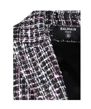 Balmain Single Breasted Tweed Jacket