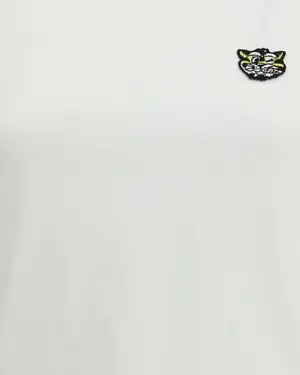 Kenzo Wild Tiger Embroidered Crewneck T-shirt - Off-white