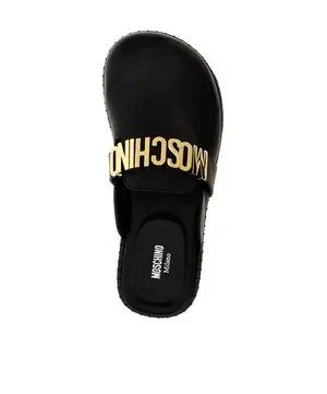 Moschino Lettering Sabots
