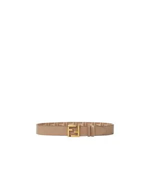 Fendi Ff Jacquard Buckle Reversible Belt