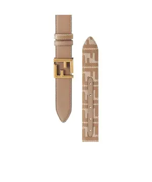 Fendi Ff Jacquard Buckle Reversible Belt