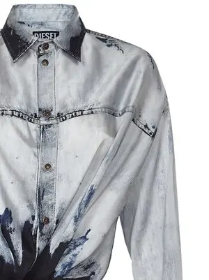 DIESEL® Camouflage Belt Shirt
