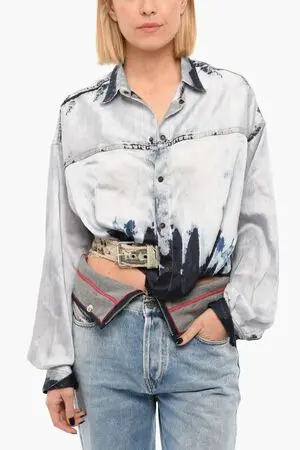 DIESEL® Camouflage Belt Shirt