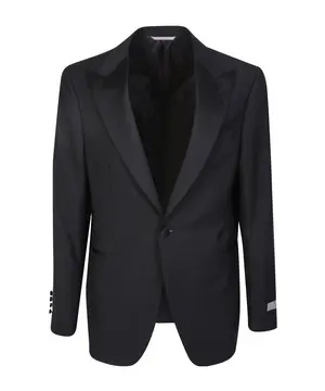 Canali Single-breasted Two-piece Suit - Black