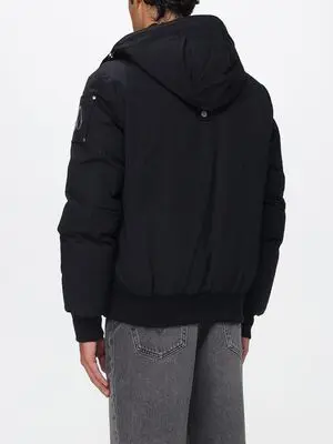 Moose Knuckles Hooded Down Jacket With Logo Detailing - No