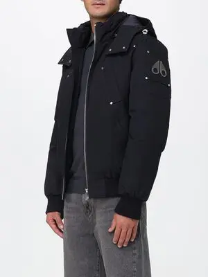 Moose Knuckles Hooded Down Jacket With Logo Detailing - No