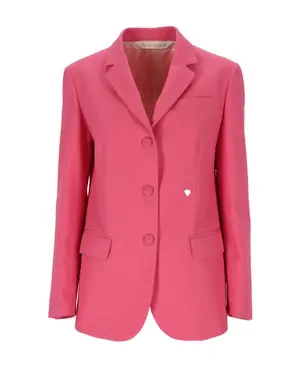Palm Angels Miami Palm Tree Detailed Blazer