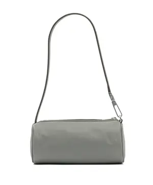 Tory Burch Virginia Zipped Cylinder Bag - Gray