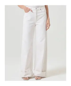 AGOLDE Dame High-rise Wide-leg Jeans