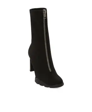 Alexander McQueen Slim Tread Zipped Ankle Boots - Black
