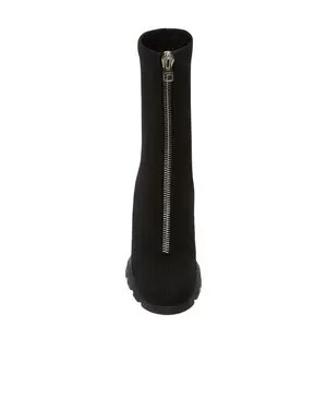 Alexander McQueen Slim Tread Zipped Ankle Boots - Black