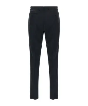 Zegna Pinstripe Single Breasted Suit Set - Blue