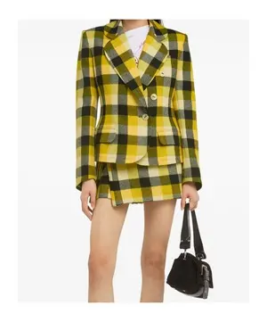 VIVIENNE WESTWOOD Checked Double-breasted Jacket