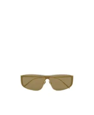 Saint Laurent Rectangular Frame Sunglasses - Brown