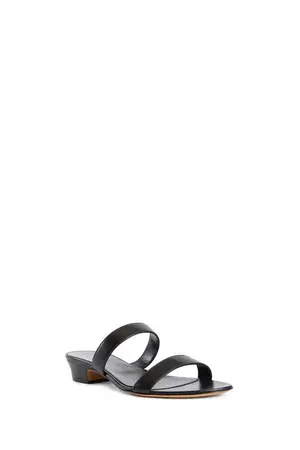 THE ROW Chunky Heel Sandals - Black