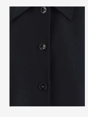 JIL SANDER Button-fastening Wool Coat