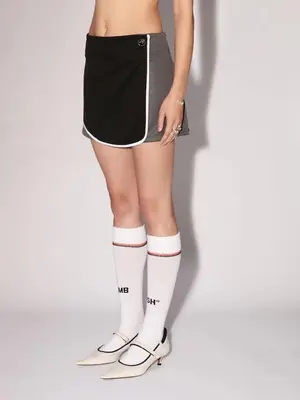 AMBUSH Pleated Mini Track Skirt
