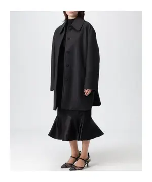 Fendi Single-breasted Long-sleeved Midi Coat - No