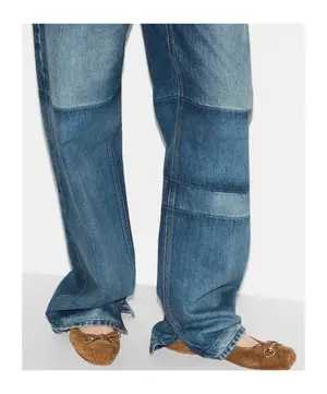 Gucci Two-tone Paneled Denim Jeans