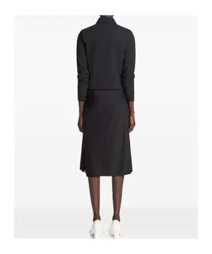 Dries Van Noten Long Sleeve Jersey Polo Shirt