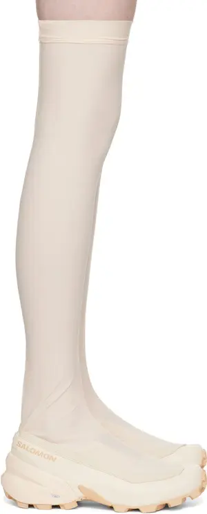 MM6 MAISON MARGIELA X SALOMON Thigh-high Chunky Boots With Side Zipper