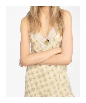 Zadig&Voltaire Ristyl Printed Sequin Maxi Dress - Vanilla