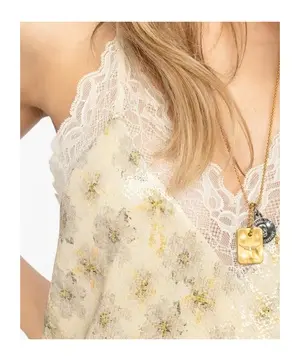 Zadig&Voltaire Ristyl Printed Sequin Maxi Dress - Vanilla