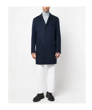 Colombo Notched-lapel Single-breasted Coat